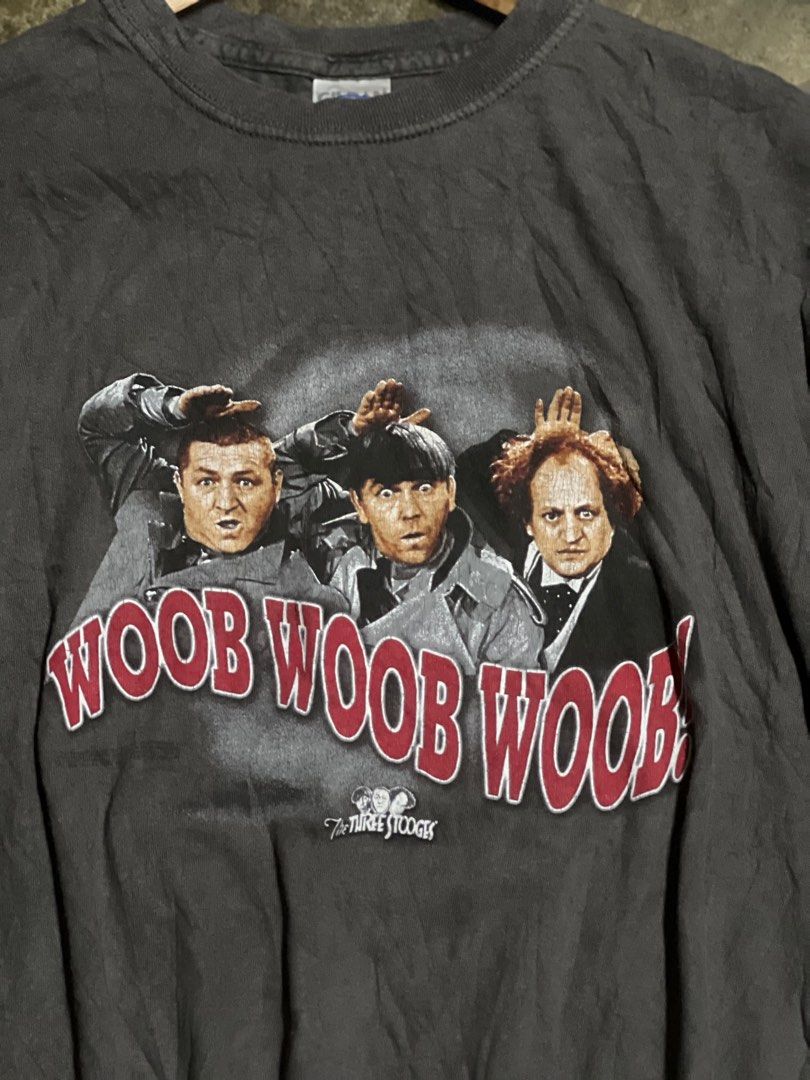 VTG Three Stooges Woob Woob Woob, Men's Fashion, Tops & Sets, Tshirts ...
