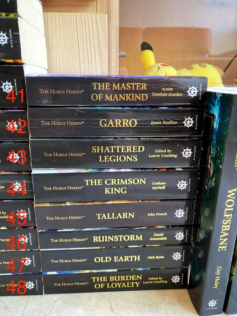 Warhammer 40k Horus Heresy Novels FULL SET Book 1-54, Hobbies & Toys ...