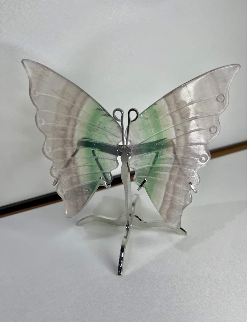 Watermelon flourite wings (comes with stand), Women's Fashion, Jewelry ...