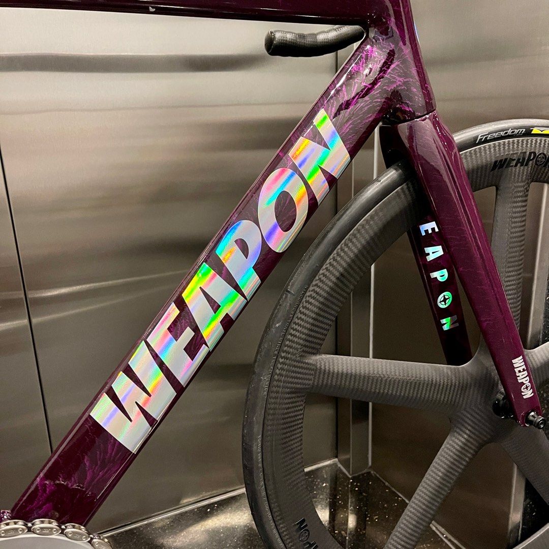 Weapon fixie bike/frame set $790/complete bike $1090/brand new/fixie ...