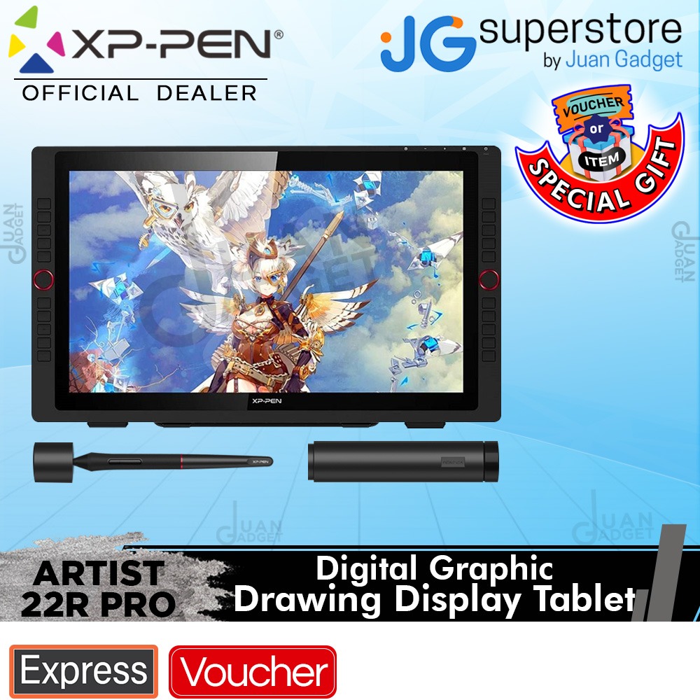 XP-Pen Artist 22R Pro 1080p 21.5-inches Display Drawing Monitor with 2 ...
