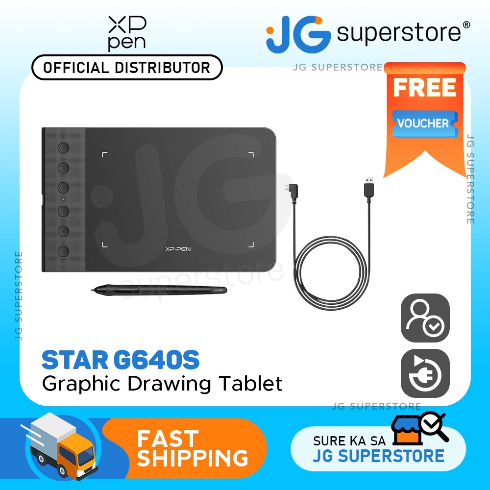 XP-Pen Star G640S Android Supported Drawing Tablet with 6 Expressive ...