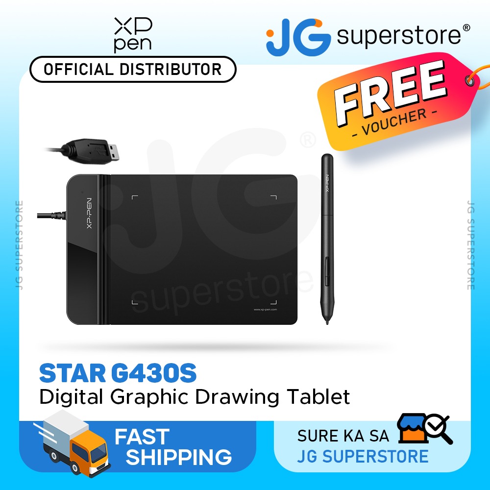 XP-Pen STARG430S 4 x 3 inch Ultrathin Graphic Display Tablet with ...