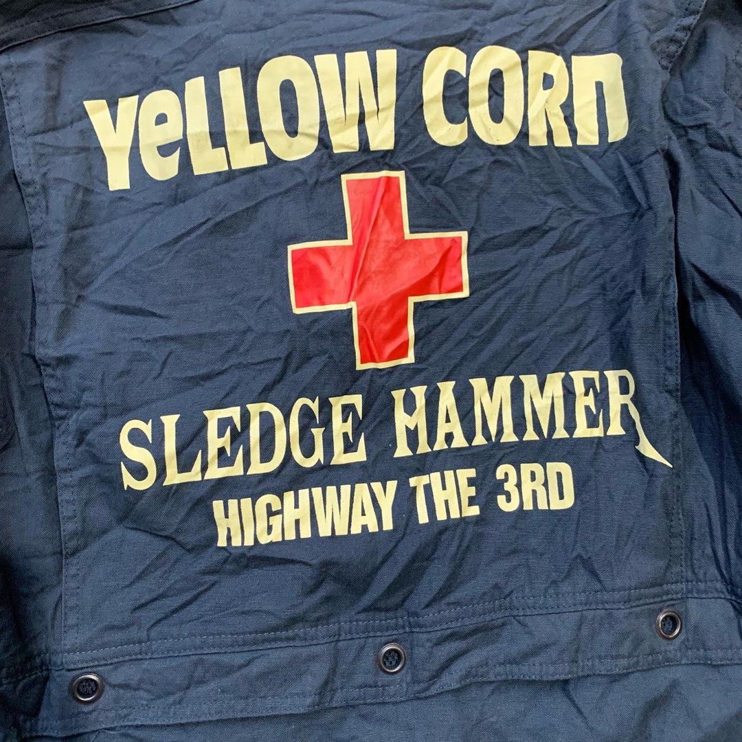 Yellow Corn Jacket, Fesyen Pria, Pakaian , Atasan di Carousell