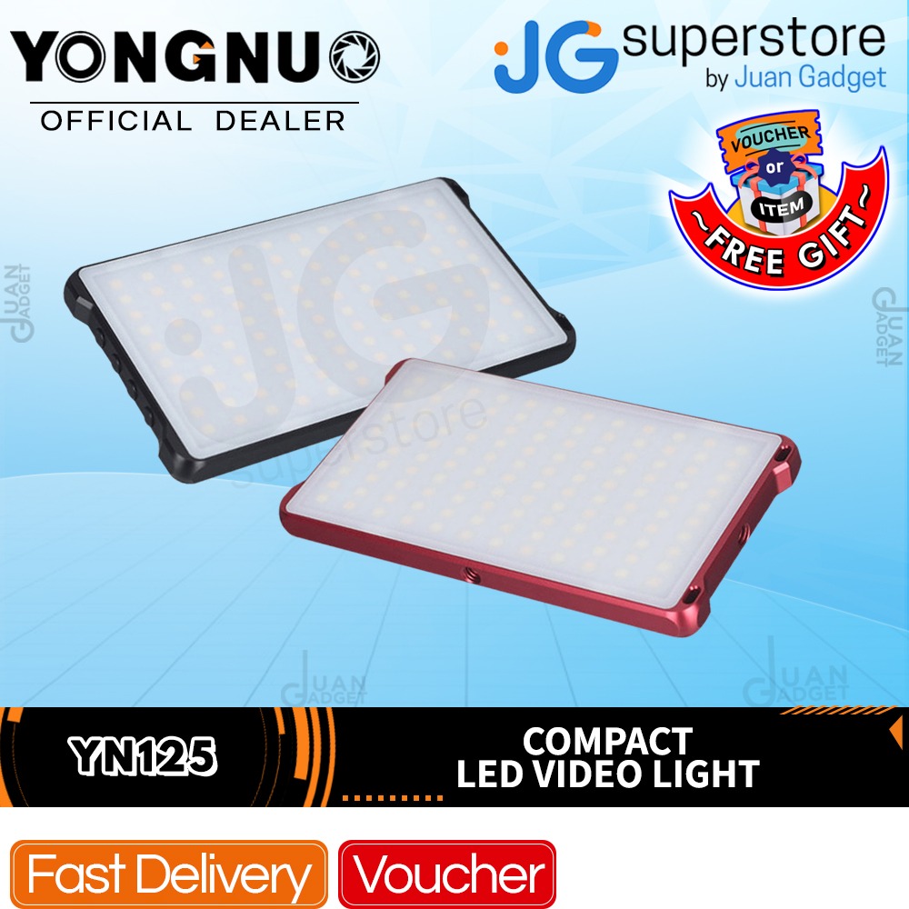 Yongnuo YN125 LED Video Light Lamp Flash Vlog CameraPhotography ...