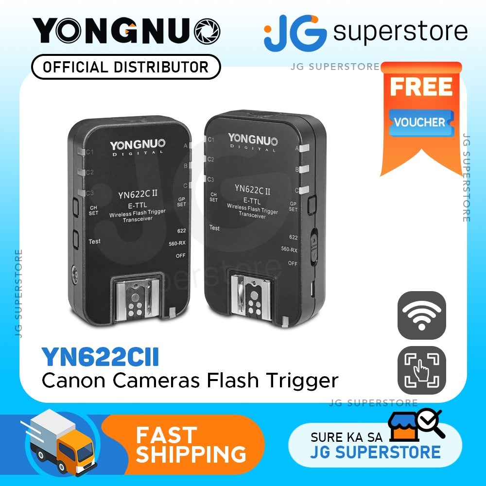 Yongnuo YN622C YN622 II E-TTL Wireless Flash Transceiver for Canon 2 ...