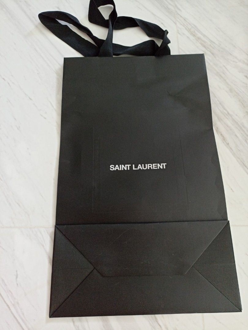 YSL paper bag, Luxury, Accessories on Carousell