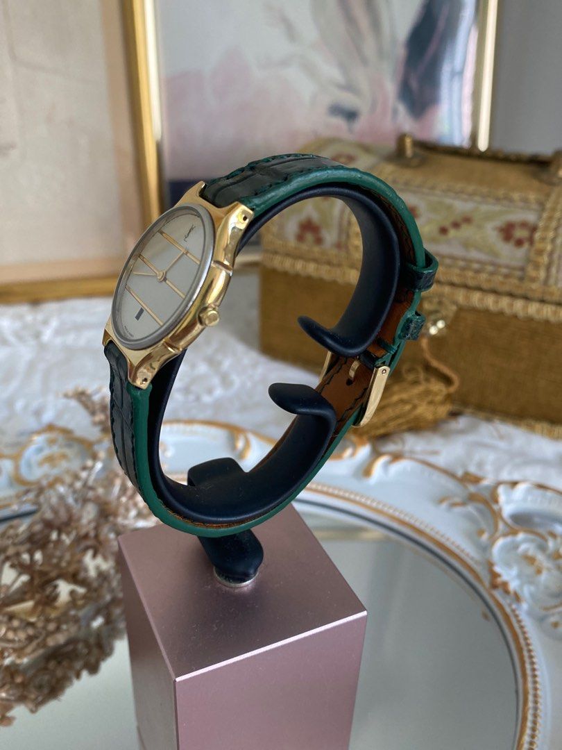 YSL Vintage Classic Watch Yves Saint Laurent, Luxury, Watches on Carousell
