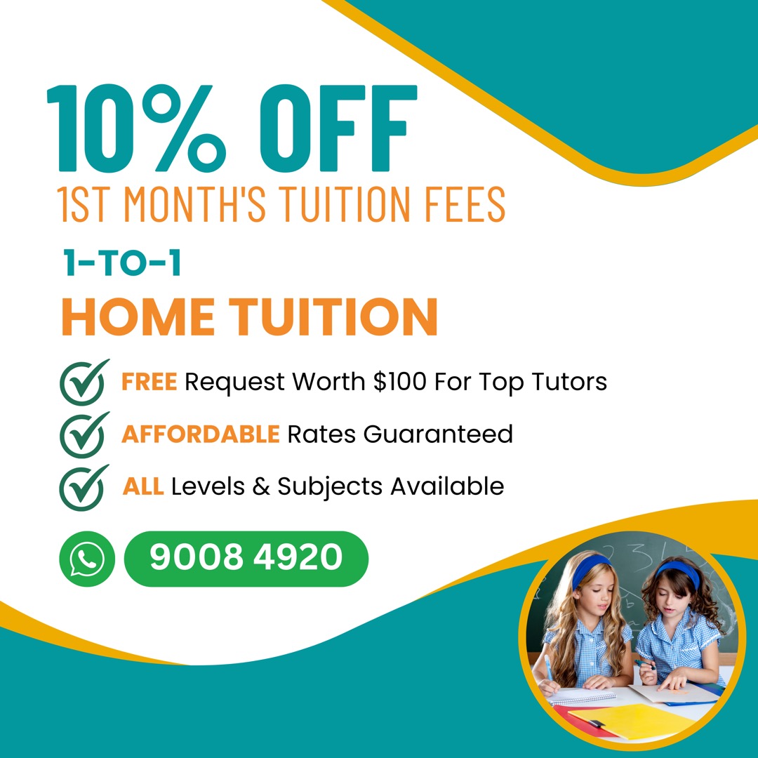 #1 Home Tutor Agency, No Fees! PSLE ON A Level IB IGCSE AP Preschool ...