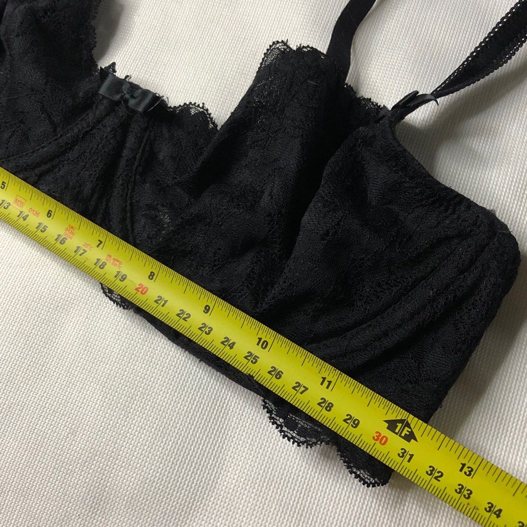 32/34B Change Lingerie Sheer Lace Bra on Carousell