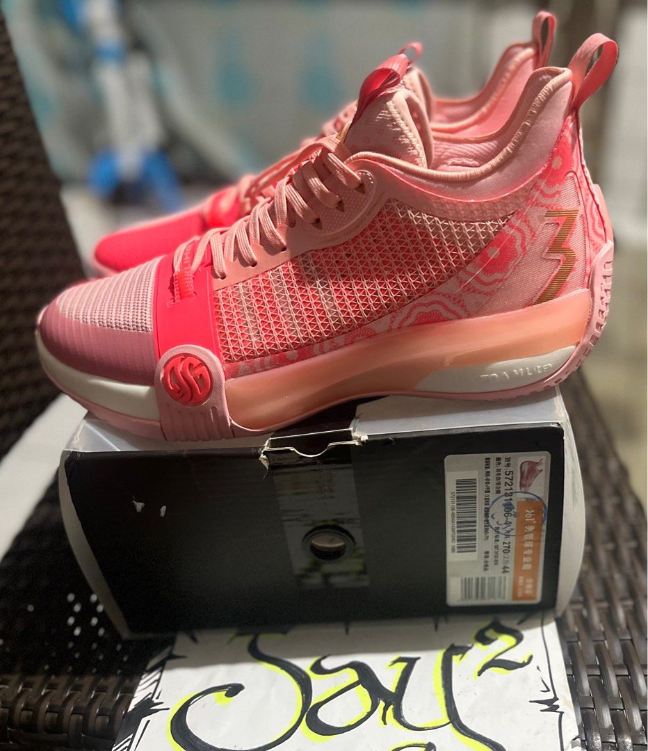 361 degrees Aaron Gordon Zen 3 plus Slide, Women's Fashion, Footwear ...