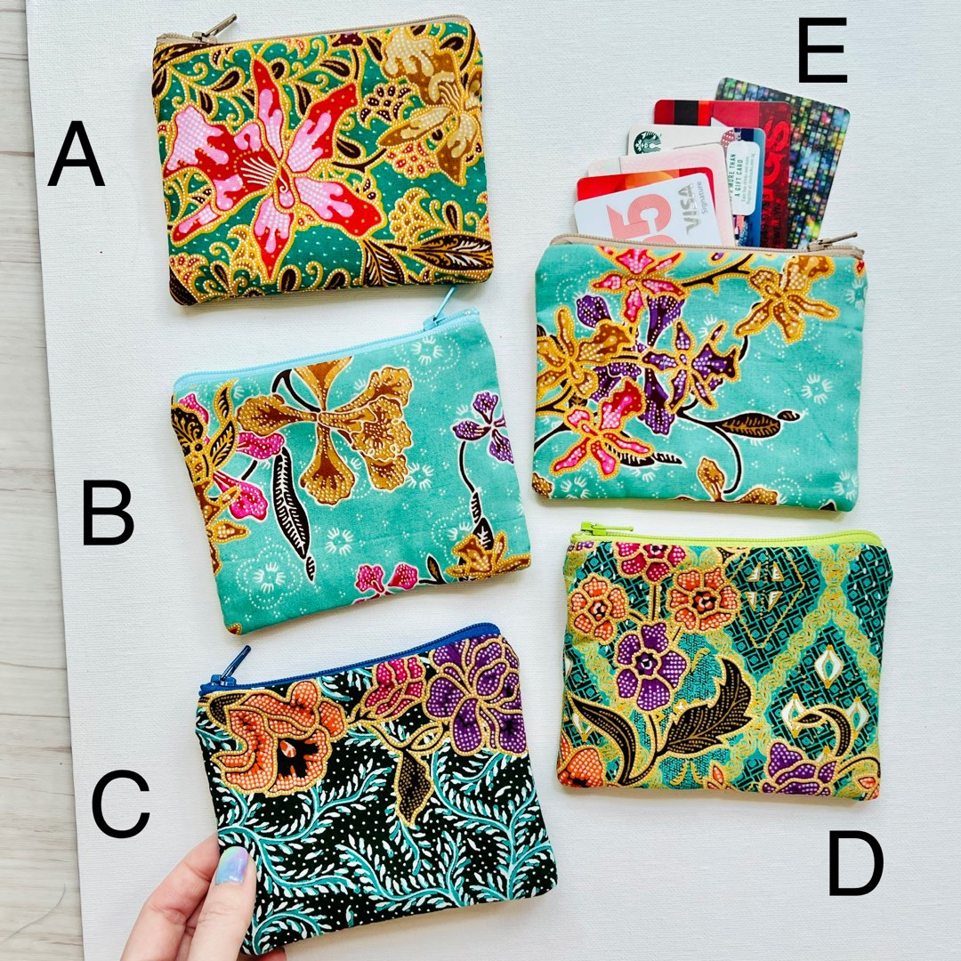 5 inch Batik Purse Handmade in Singapore, Hobbies & Toys, Stationery ...