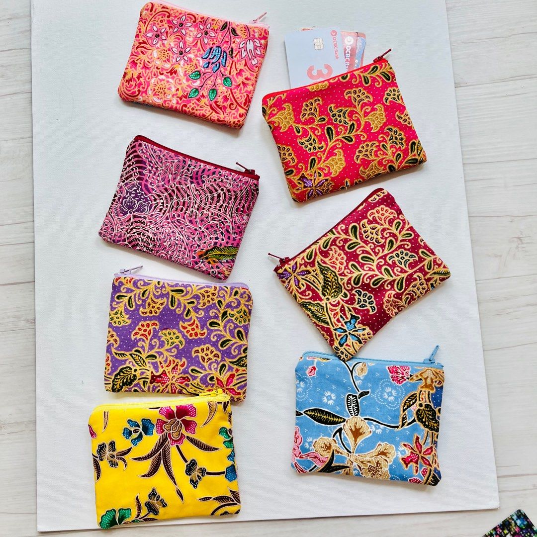 5 inch Batik Purse Handmade in Singapore, Hobbies & Toys, Stationery ...