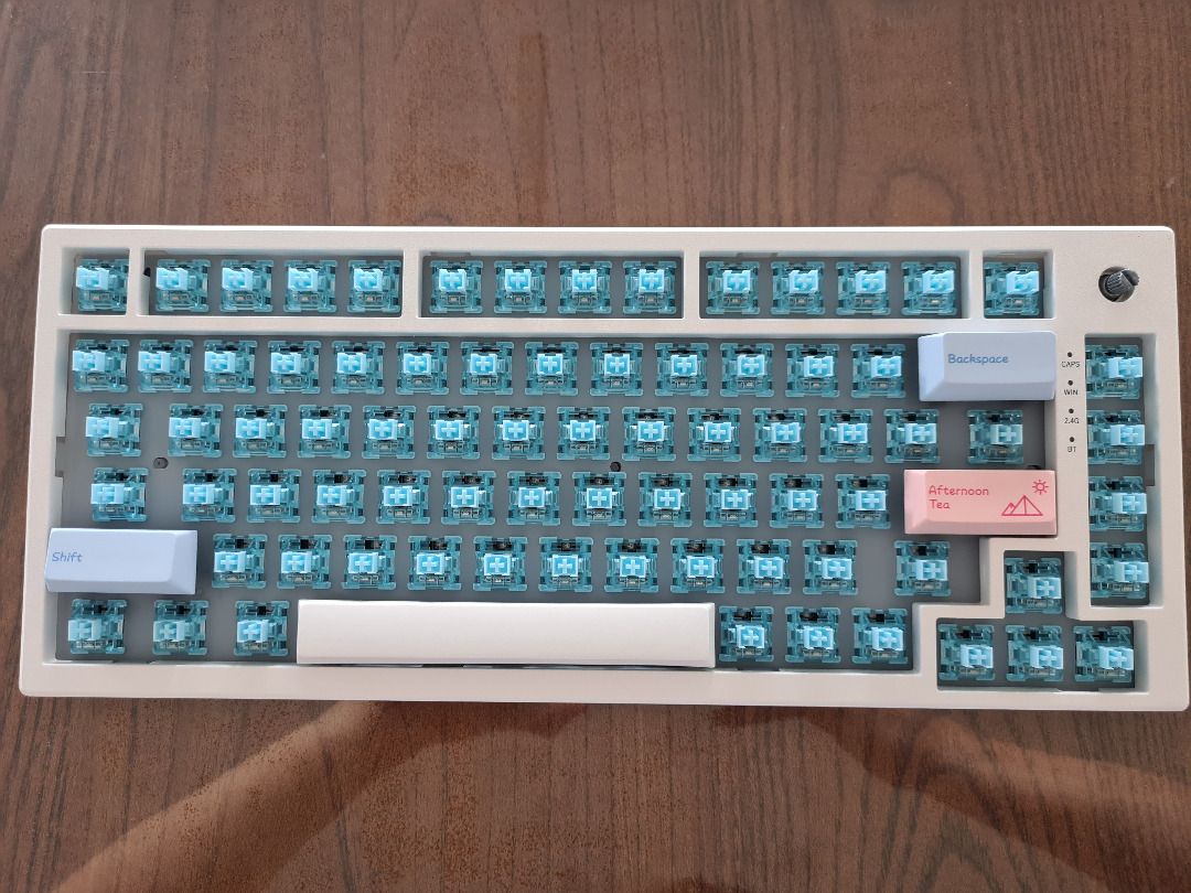 75% Custom Mechanical Keyboard (AfternoonTea1106)- Fully Modded, Computers & Tech, Parts ...