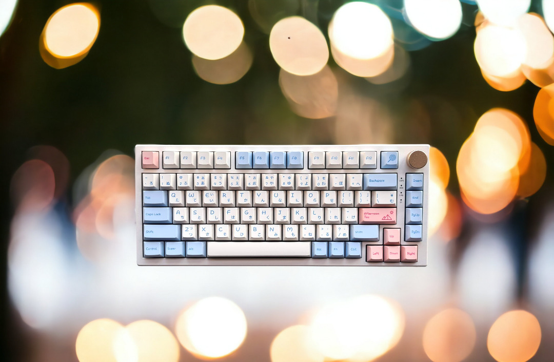 75% Custom Mechanical Keyboard (AfternoonTea1106)- Fully Modded, Computers & Tech, Parts ...