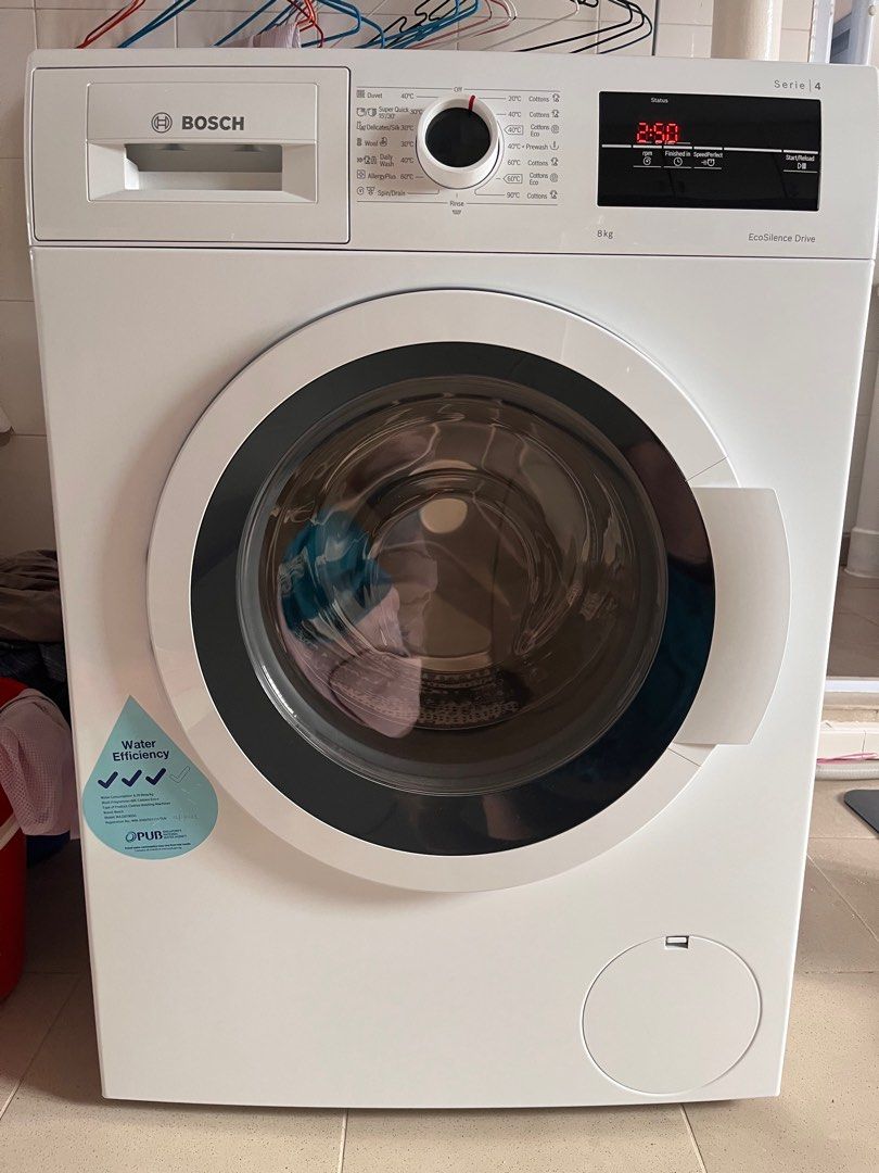 8kg Bosch front load washer, TV & Home Appliances, Washing Machines and ...