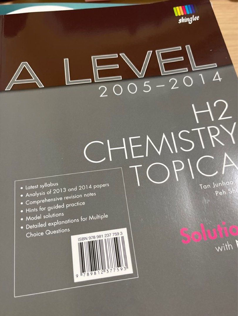 A level 2005-2014 H2 Chem Topical + solutions with notes, Hobbies ...