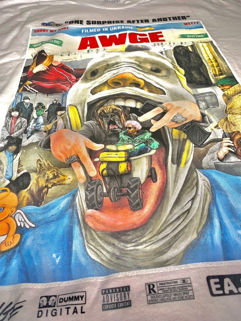 A$AP ROCKY AWGE WETTY TEE, Men's Fashion, Tops & Sets, Tshirts & Polo ...