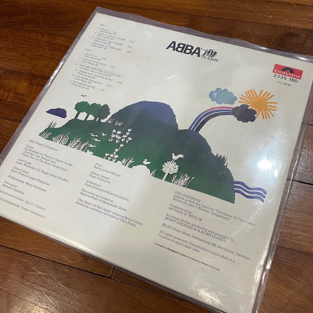 Abba The Album Vinyl Record LP, Hobbies & Toys, Music & Media, Vinyls ...