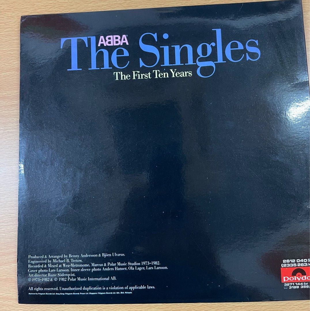 ABBA: The Singles - The First Ten Years, Hobbies & Toys, Music & Media ...