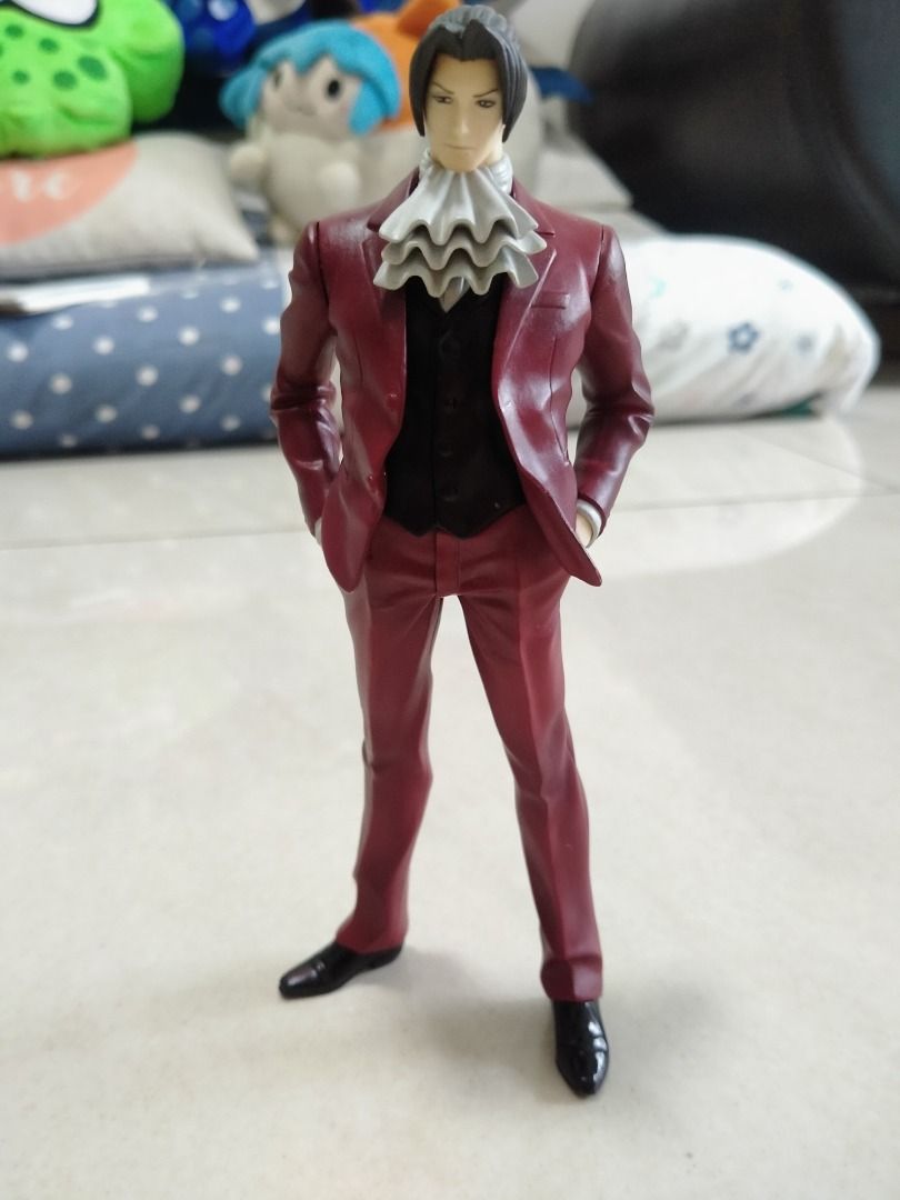 Ace Attorney Gyakuten Saiban Reiji Mitsurugi Miles Edgeworth Figure ...