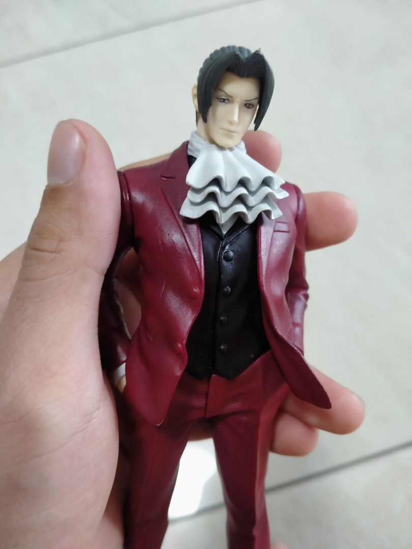 Ace Attorney Gyakuten Saiban Reiji Mitsurugi Miles Edgeworth Figure ...