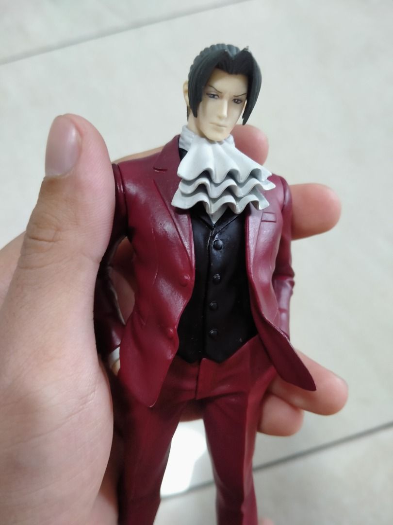 Ace Attorney Gyakuten Saiban Reiji Mitsurugi Miles Edgeworth Figure ...