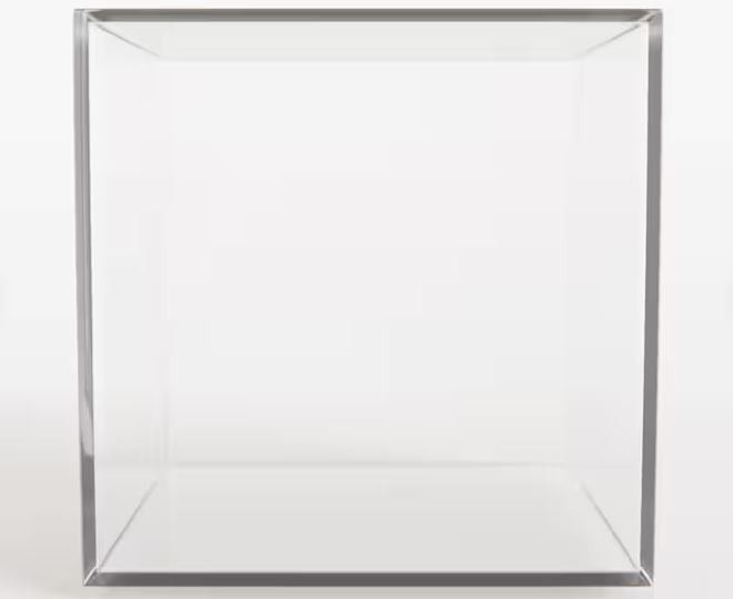 Acrylic plastic photo Cube 9cm [CLEARANCE for Diorama Cubes, Empty Cube ...