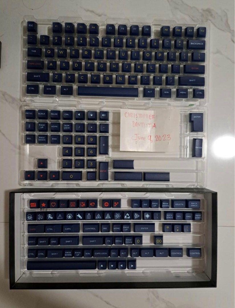 Akko Starry Night OSA Profile Keycaps, Computers & Tech, Parts ...