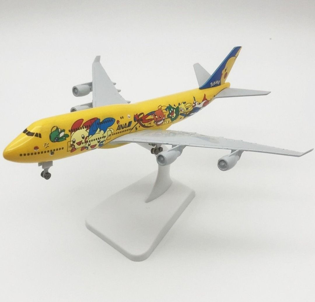 All Nippon Airways (ANA) Boeing 747-400 Model (1:400) [Pokemon Painting ...