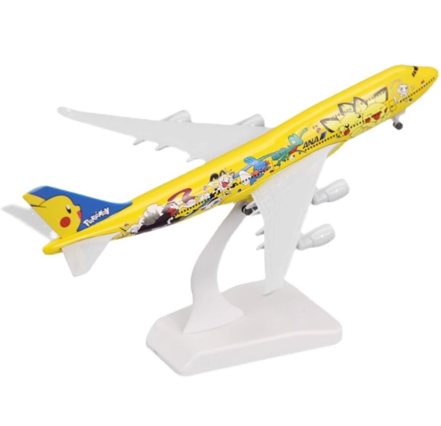 All Nippon Airways (ANA) Boeing 747-400 Model (1:400) [Pokemon Painting ...
