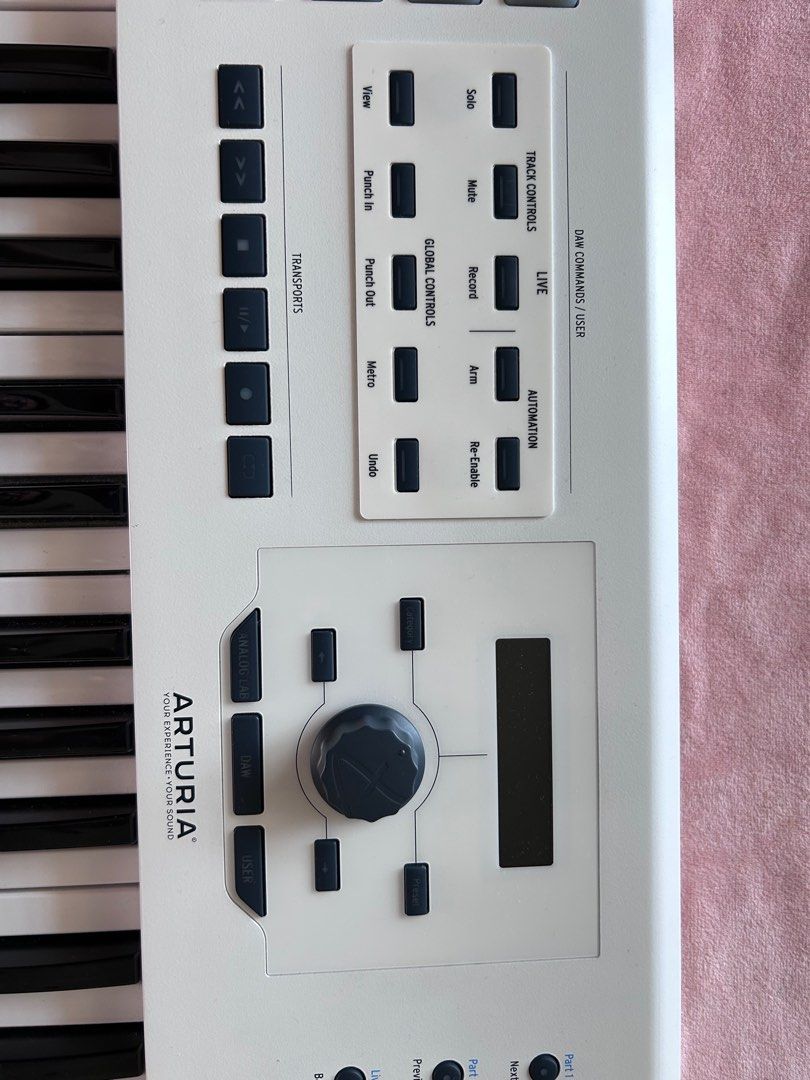 Arturia Keylab 61 MkII 61 Key Midi Controller Deluxe Keyboard - White ...