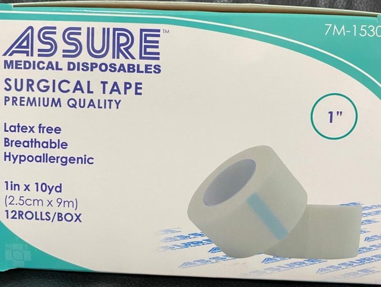 ASSURE/YUKOPLAST Surgical Tape (without dispenser), Health & Nutrition ...