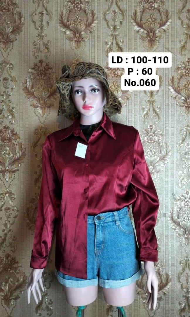 ATASAN premium pl sultan silk, Fesyen Wanita, Muslim Fashion, Atasan di Carousell