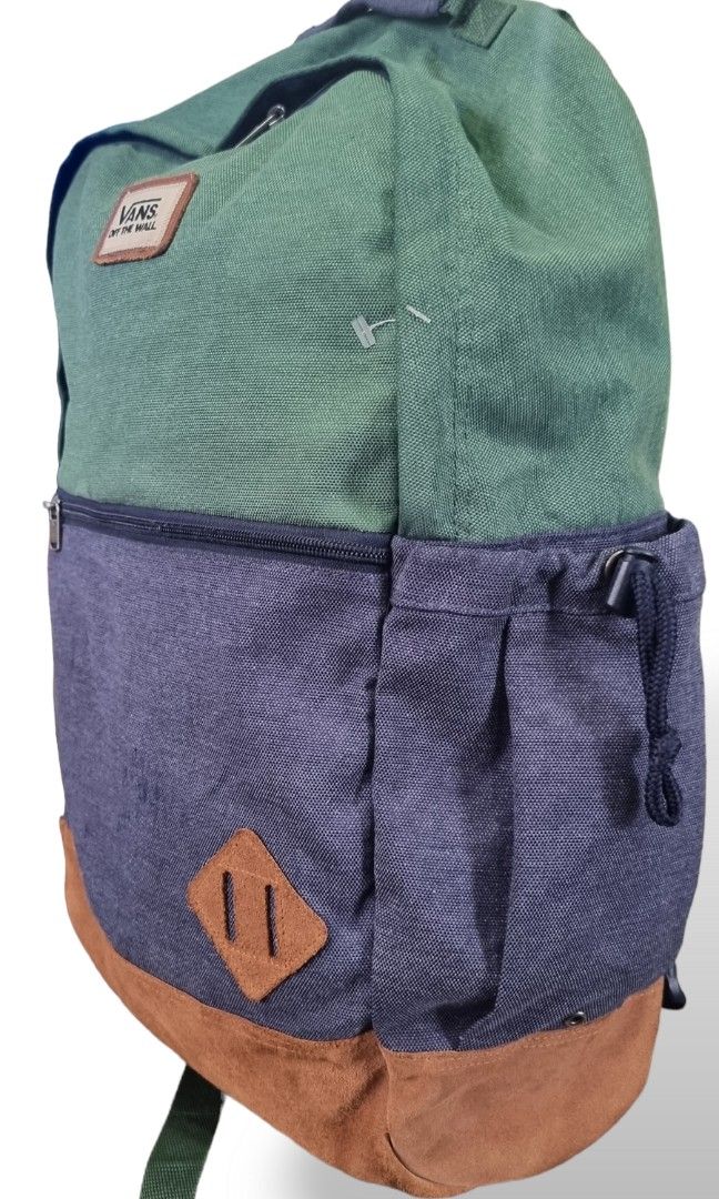 Auth Vans Tricolor Suede Bottom Full size computer laptop backpack bag ...