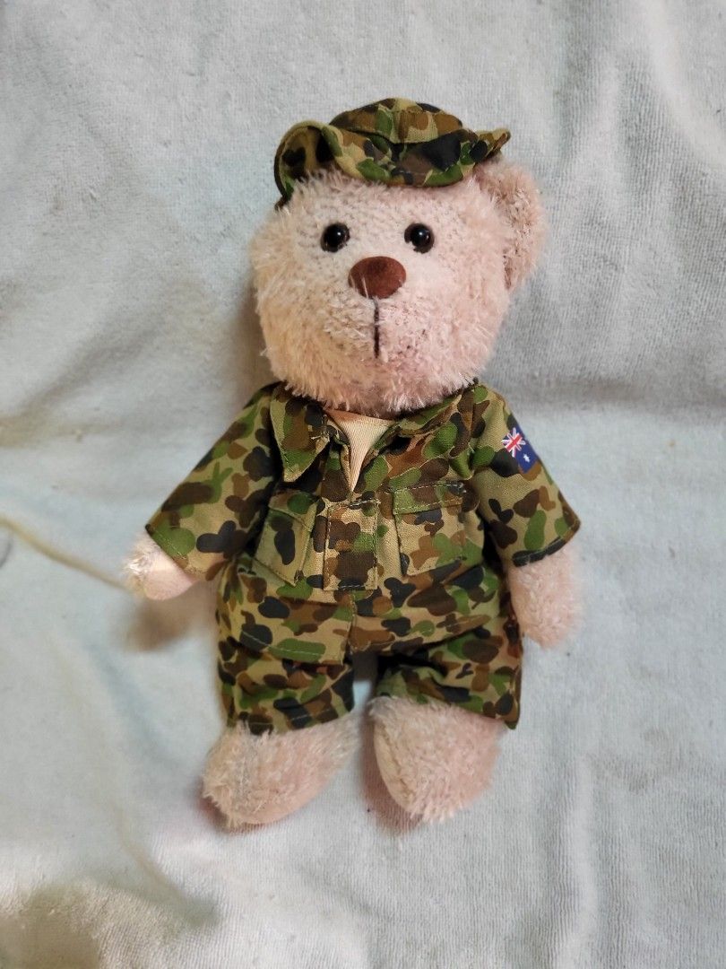Authentic Australia Military Shop Little Aussi Auscam Military Teddy ...