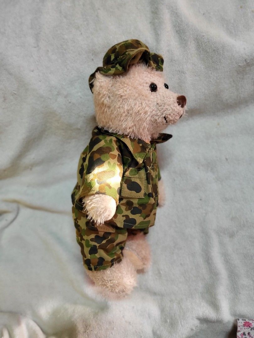 Authentic Australia Military Shop Little Aussi Auscam Military Teddy ...
