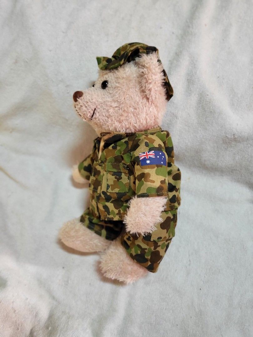 Authentic Australia Military Shop Little Aussi Auscam Military Teddy ...