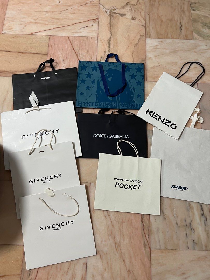 Authentic designer and street wear paper bags, Luxury, Accessories on ...