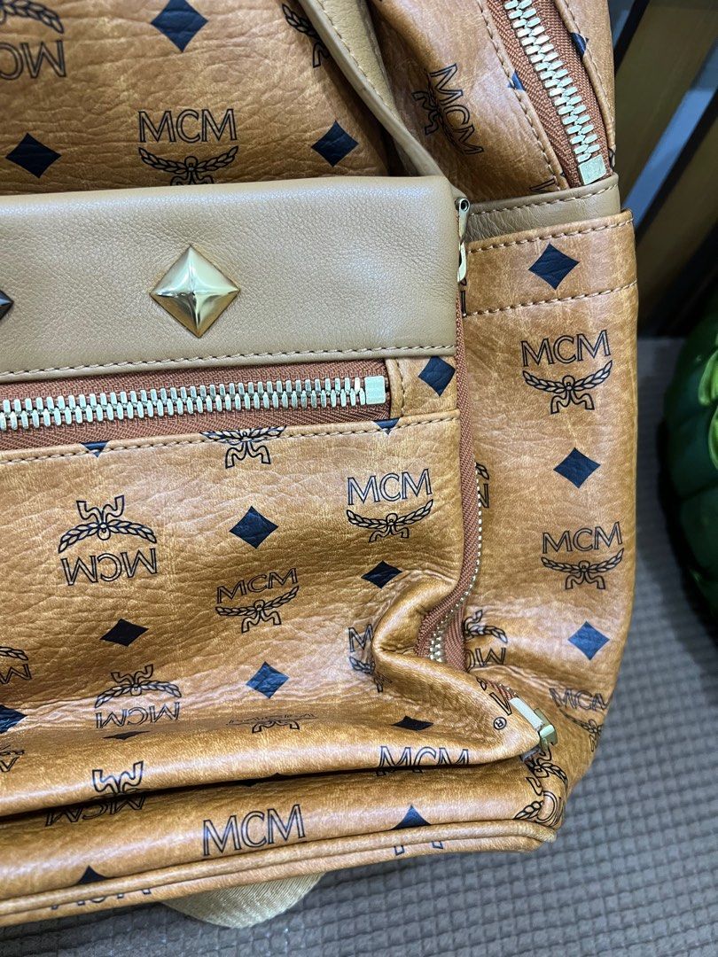 Authentic MCM Backpack, Luxury, Bags & Wallets on Carousell