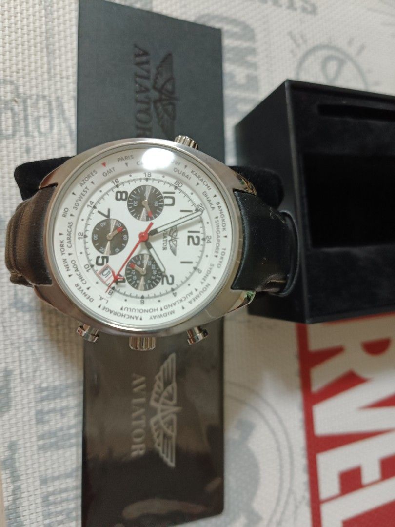 Aviator Chrono watch, Men's Fashion, Watches & Accessories, Watches on ...