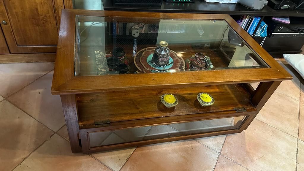 Balinese style display coffee table, Furniture & Home Living, Furniture ...