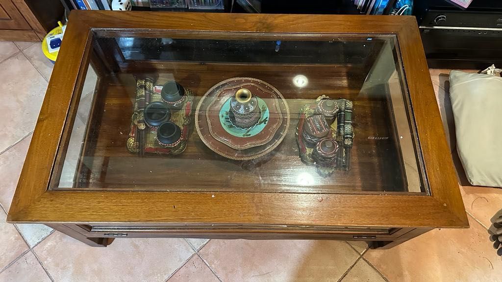 Balinese style display coffee table, Furniture & Home Living, Furniture ...