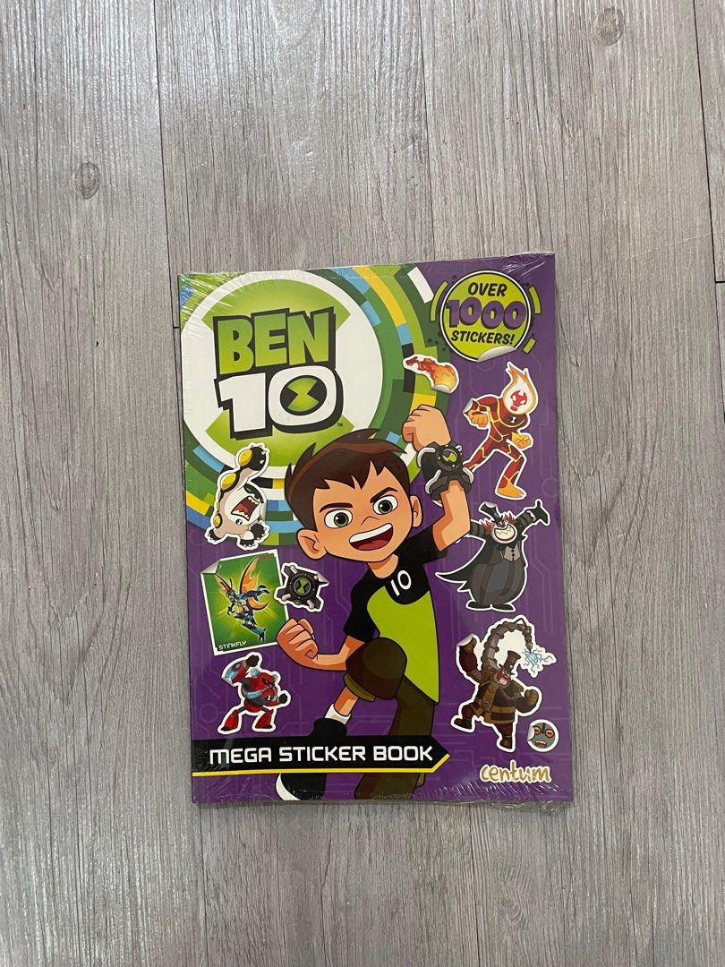 Ben 10 Power Rangers Mega Sticker Book, Hobbies & Toys, Books ...