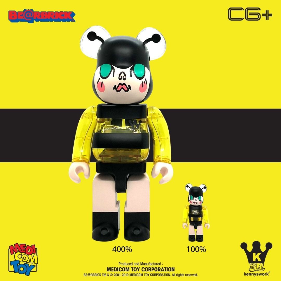 Be@rbrick x Kennyswork Molly Bee 400% + 100%, Hobbies & Toys, Toys ...