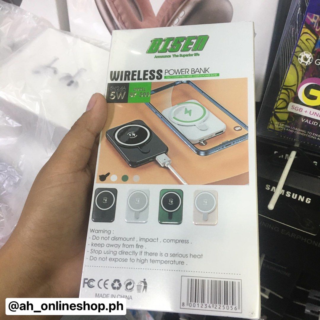 Bisen Wireless Powerbank on Carousell