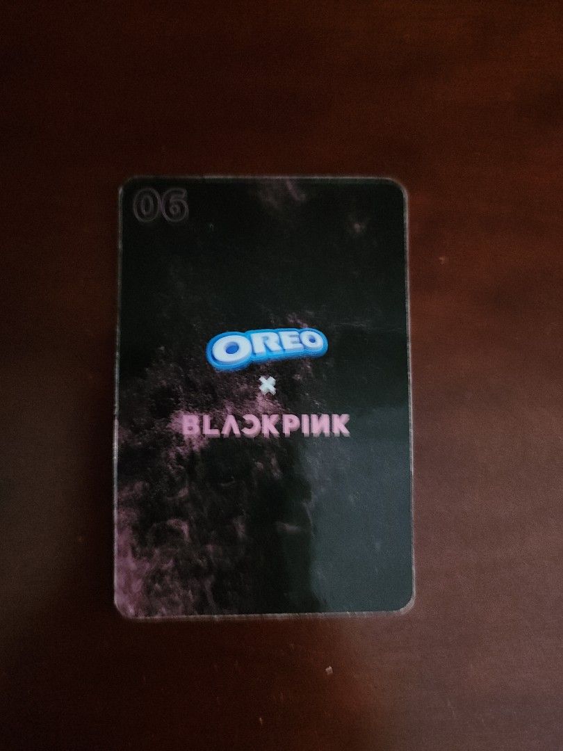 Blackpink oreo card, Hobbies & Toys, Memorabilia & Collectibles, Fan Merchandise on Carousell
