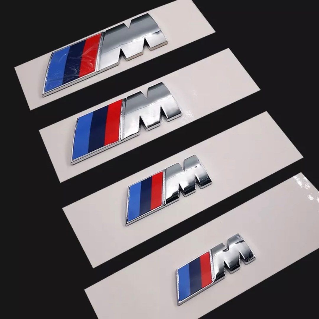 BMW M Series Badge 3D REALISTIC Logo Original, Car Accessories ...