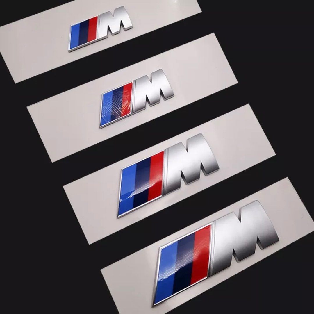 BMW M Series Badge 3D REALISTIC Logo Original, Car Accessories ...