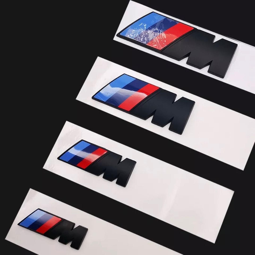 BMW M Series Badge 3D REALISTIC Logo Original, Car Accessories ...